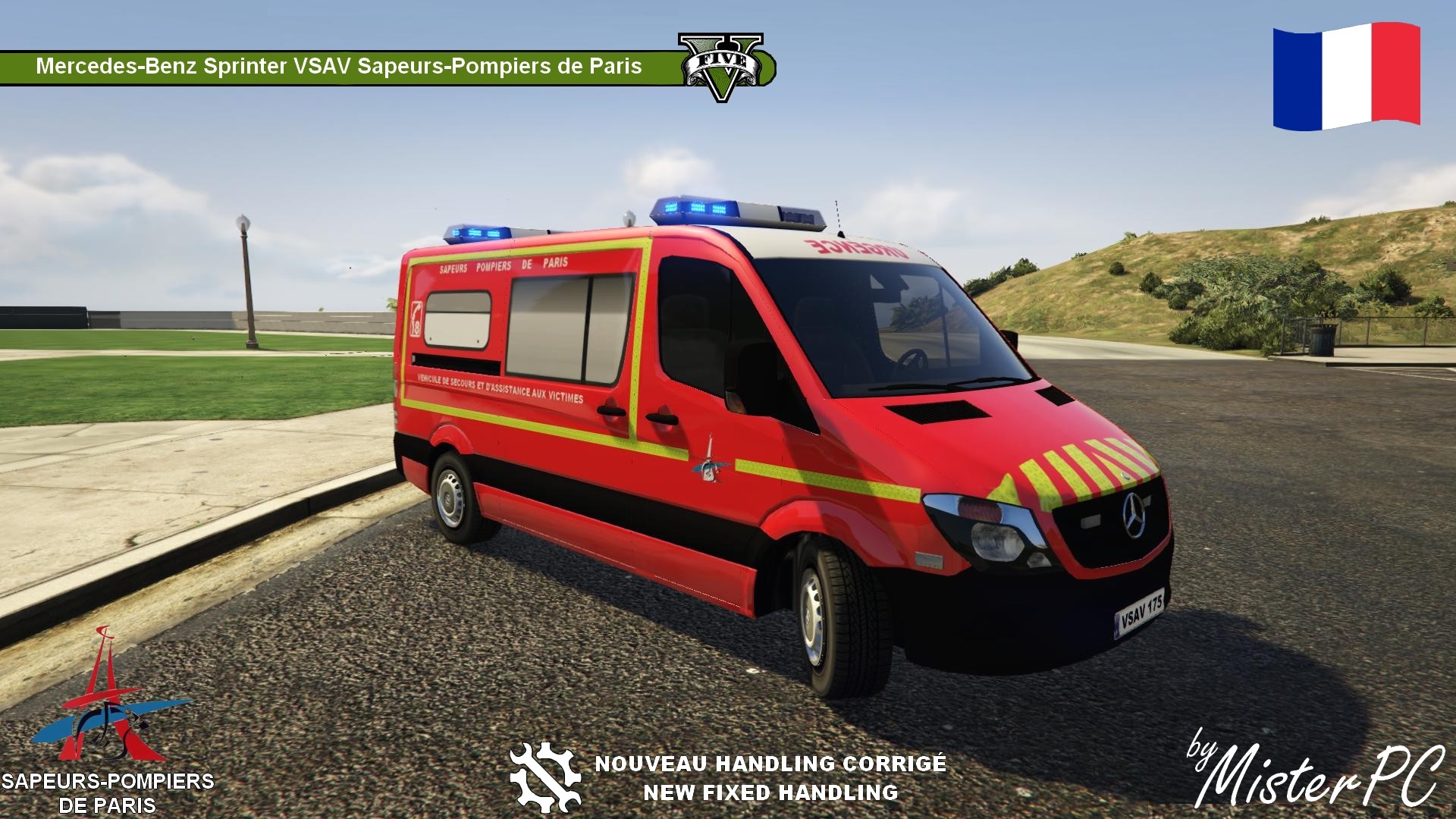 Mercedes Sprinter VSAV Sapeurs-Pompiers de Paris - Urgences Mods