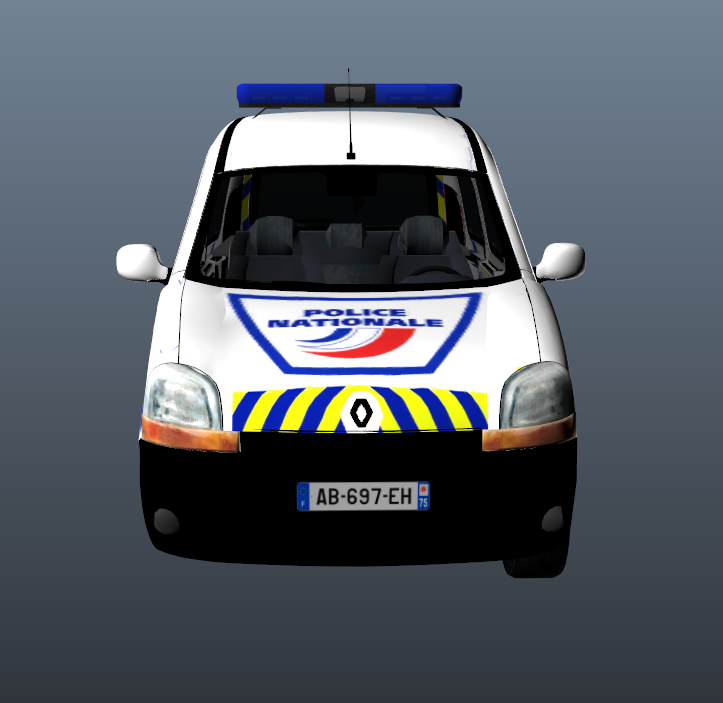 Kangoo Police Nationale - Retexturé by matservant - Urgences Mods