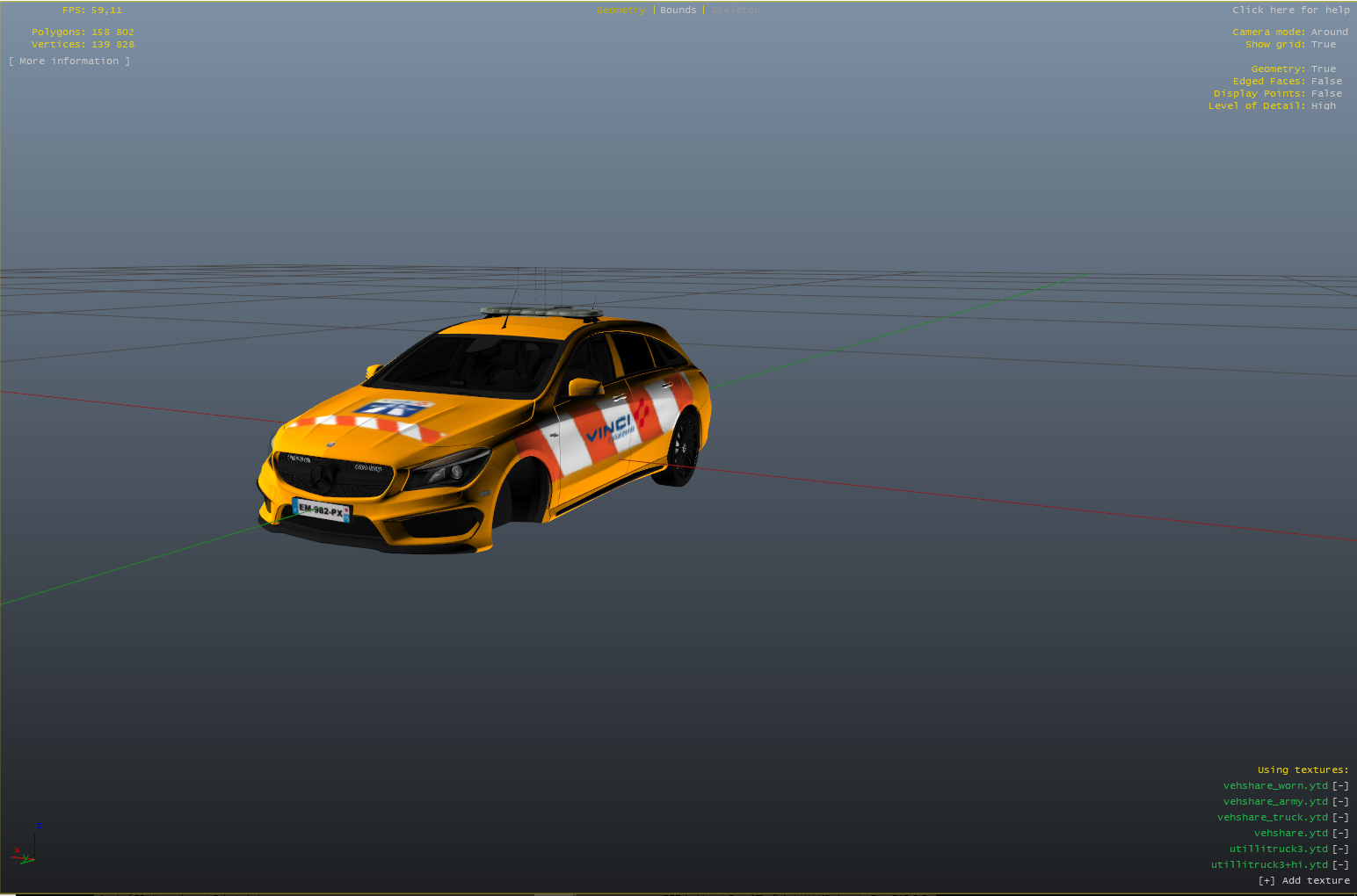 Mercedes-Benz CLA 45 AMG Vinci Autoroute - Urgences Mods