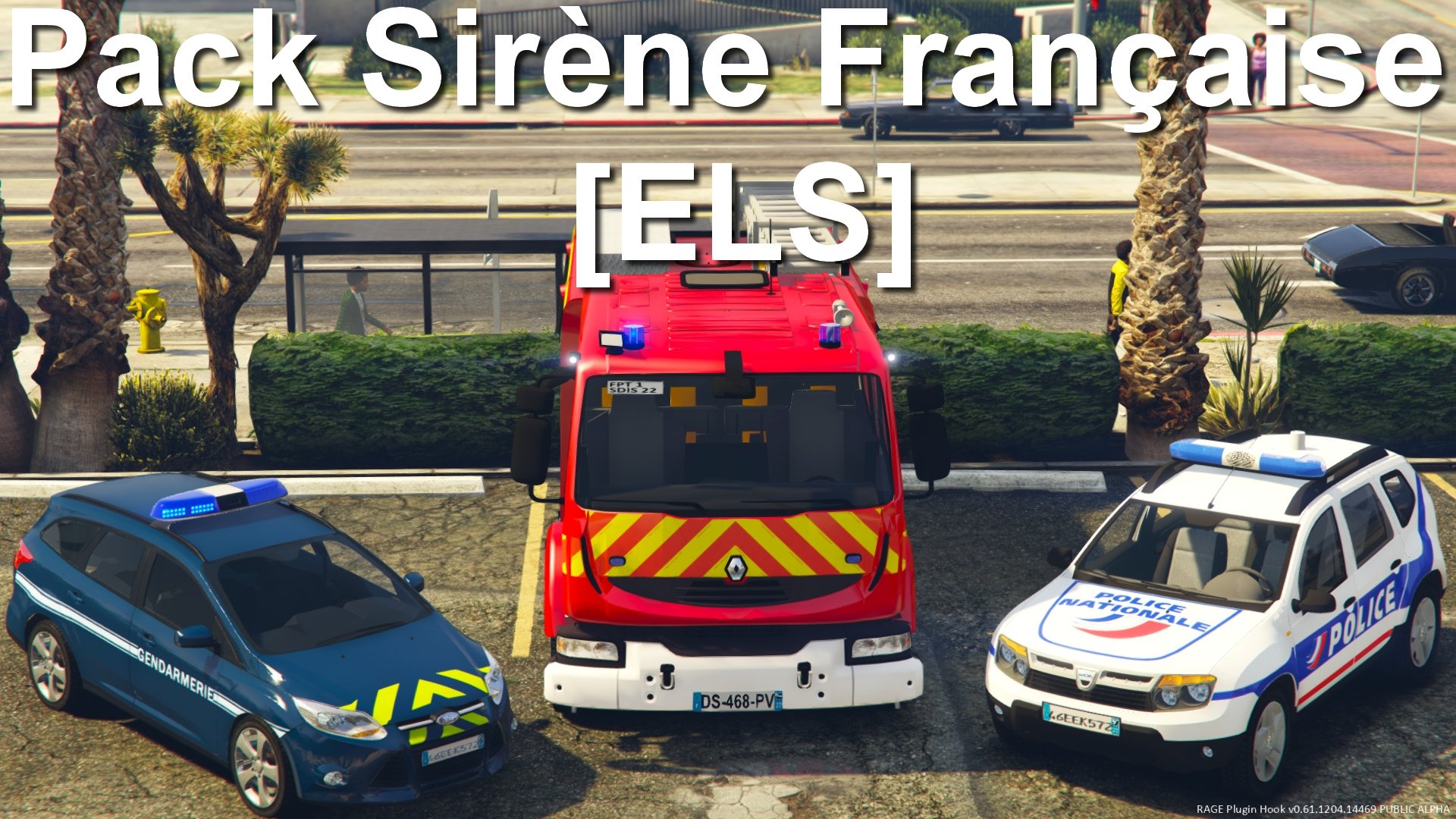 Pack Sirène Française [ELS] - Urgences Mods