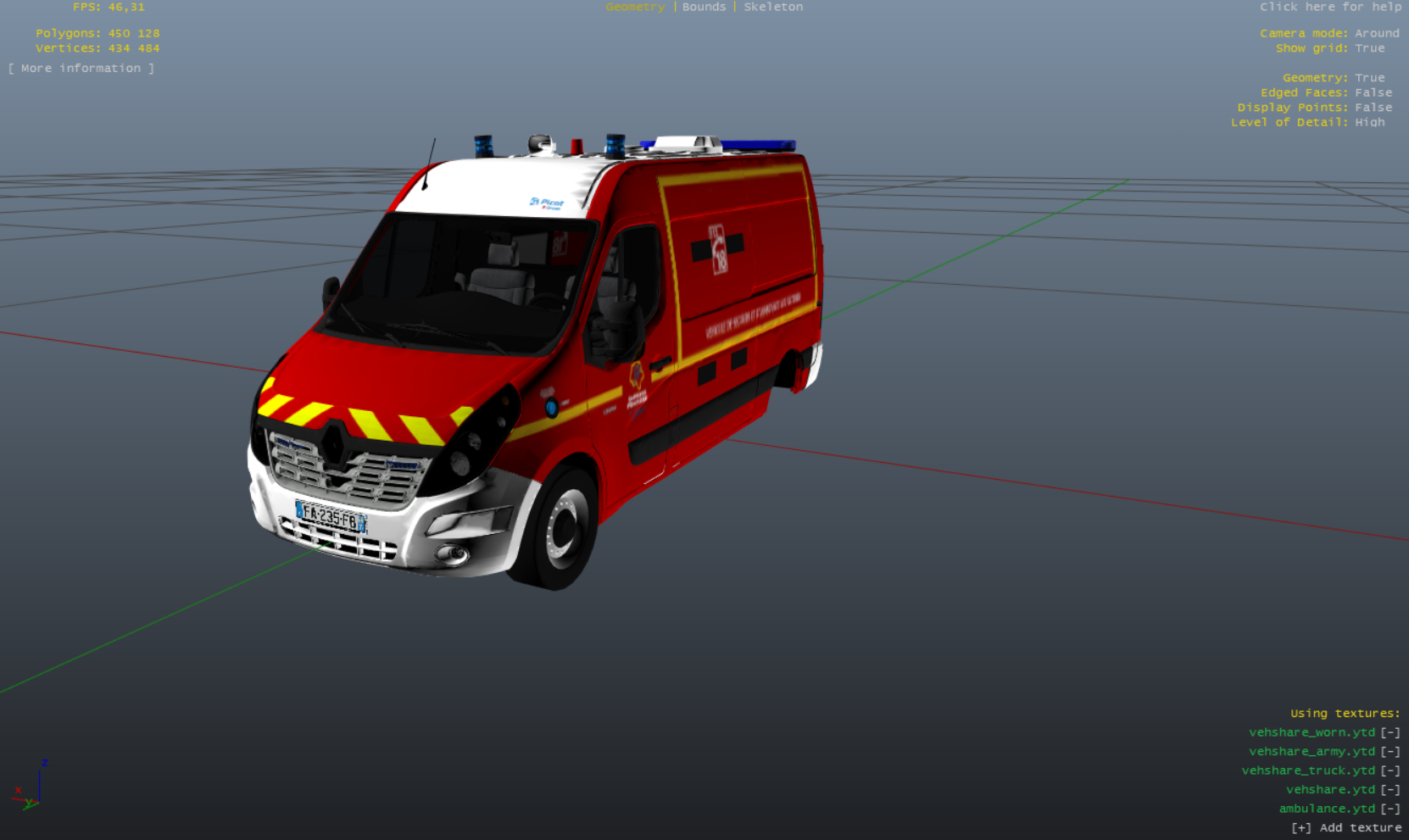 Vsav Sdis 37 V.2 - Urgences Mods