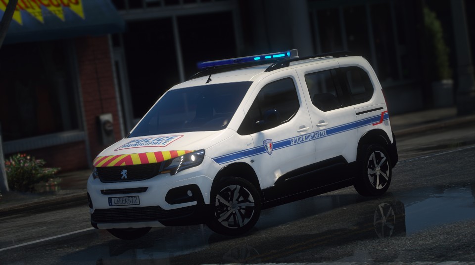 Peugeot Rifter Police Municipale - Urgences Mods