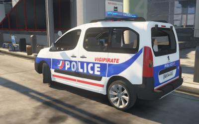 [TEXTURE] Peugeot Partner Police Nationale Vigipirate - Urgences Mods