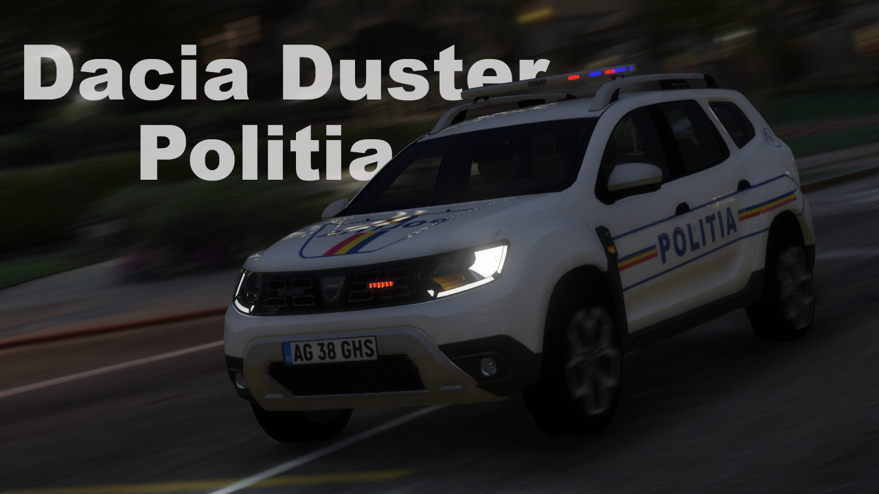Dacia Duster Politia Design Vechi [ELS] - Urgences Mods