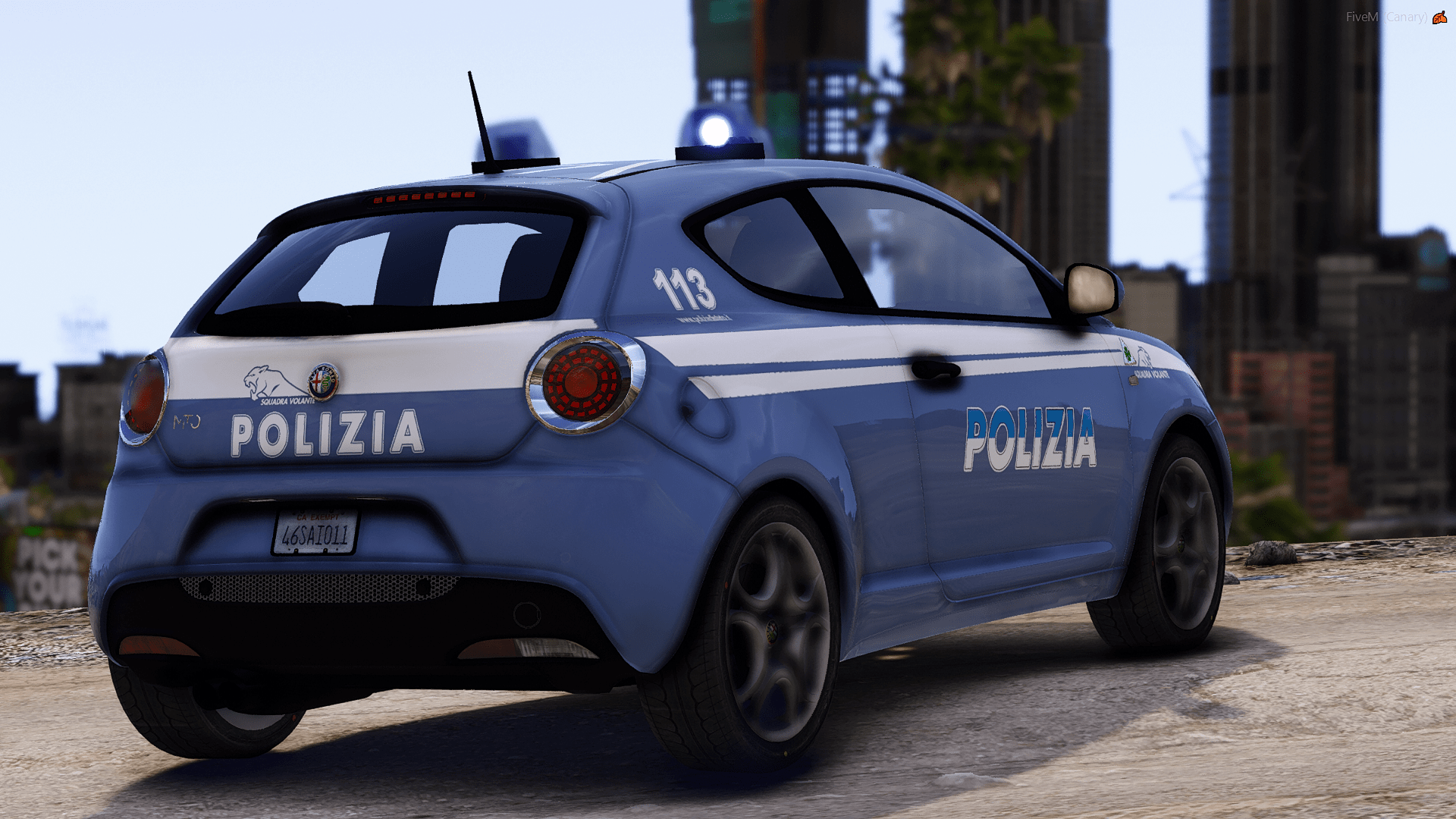Alfa Romeo MiTo QV Polizia [Add-On / Replace | FiveM | LODs] - Urgences ...