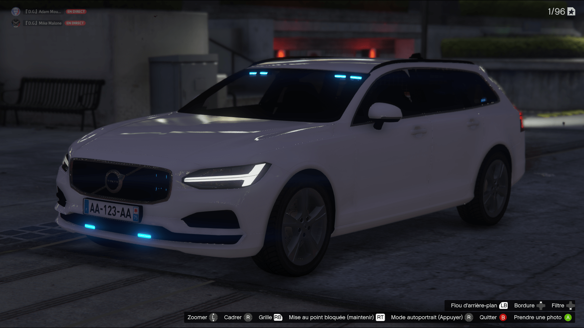 VOLVO V90 BANALISEE - Urgences Mods