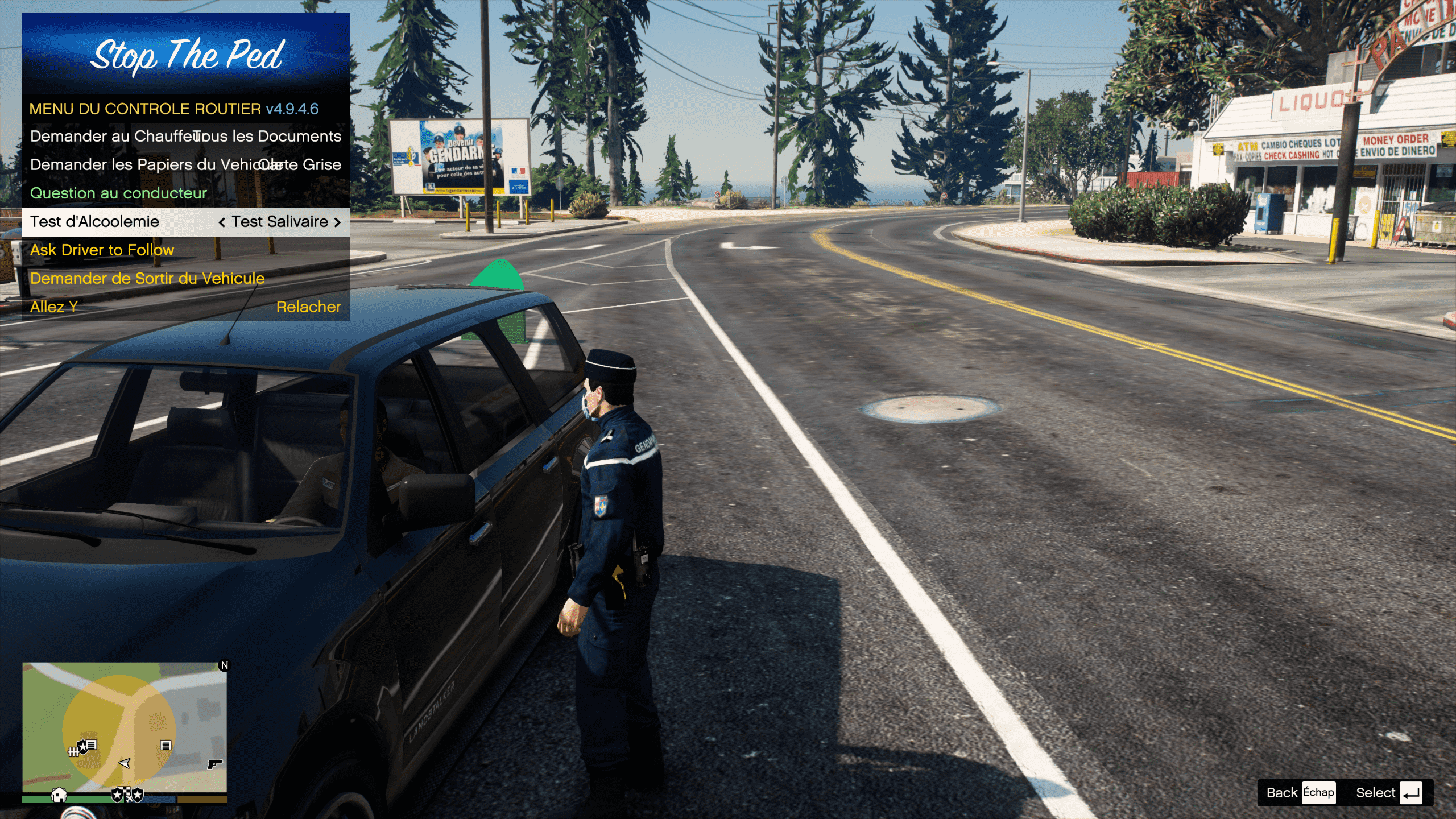 stop the ped version française - Urgences Mods