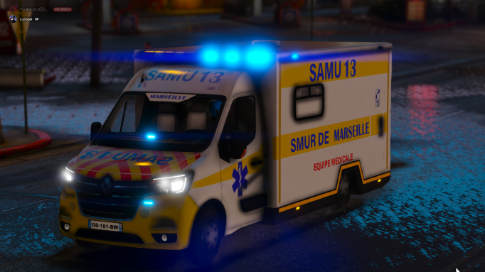 Texture Ambulance SMUR 13 - Urgences Mods