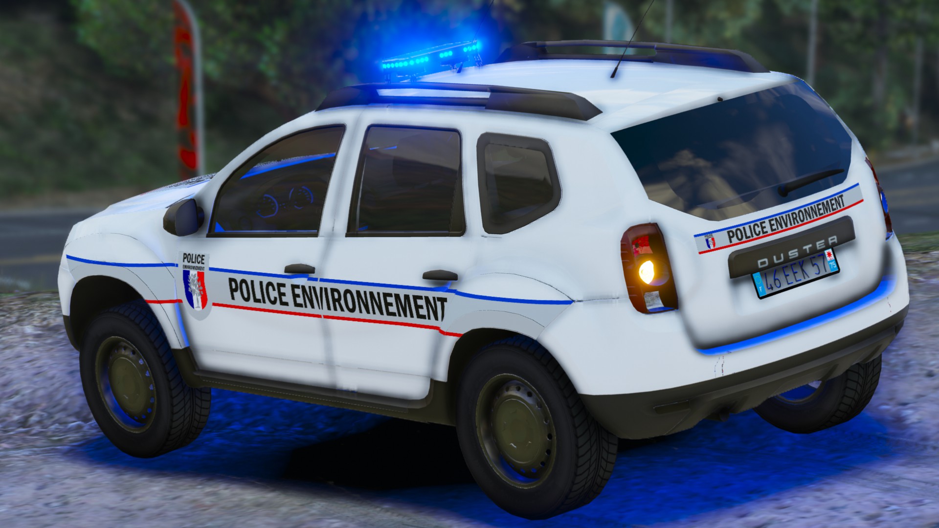 Dacia Duster police de l’environnement [NON-ELS | RÉFLÉCTIVE | ADDON ...