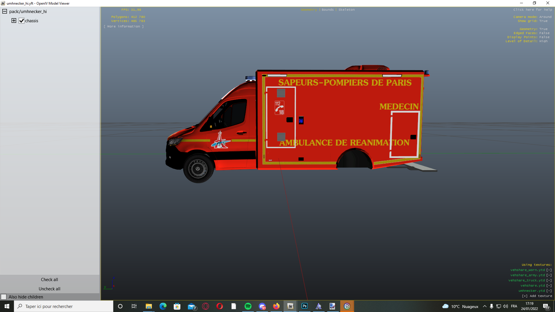 AR BSPP - Urgences Mods