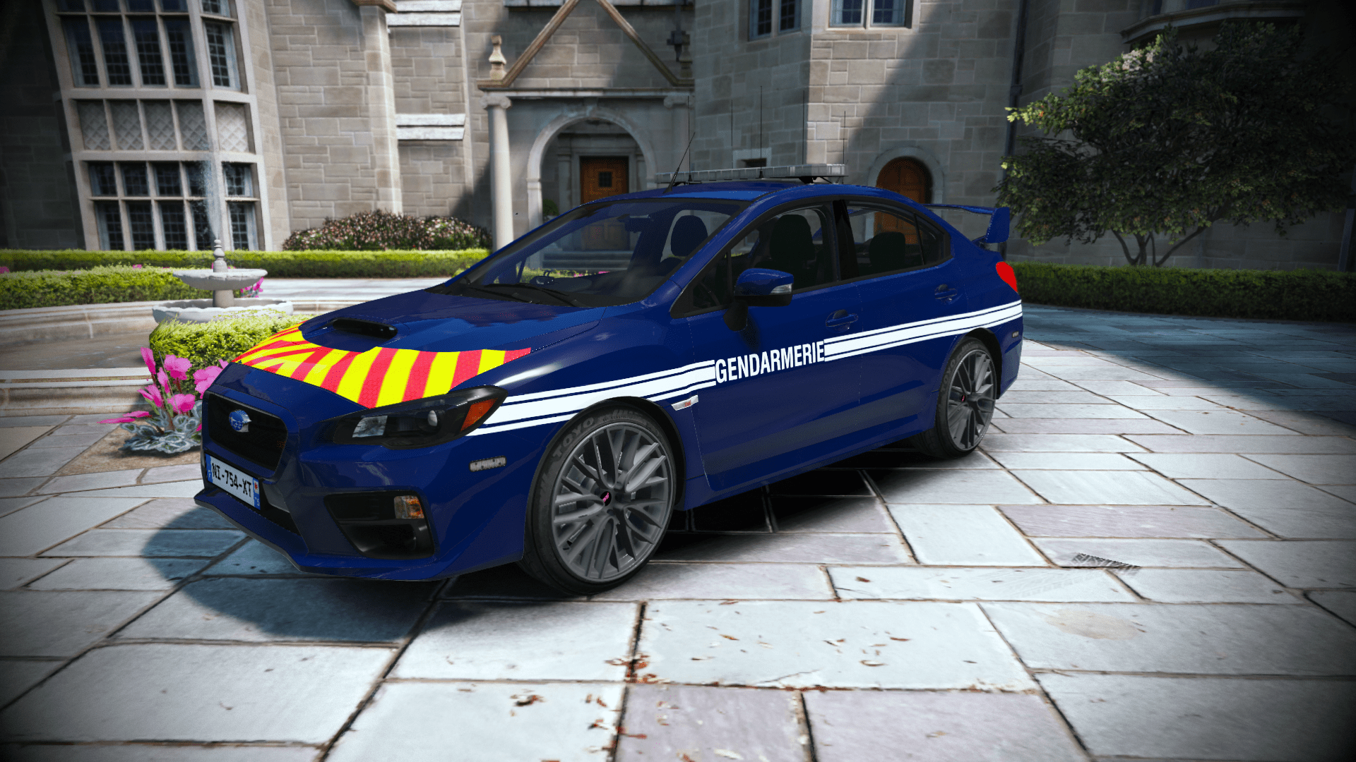 [ELS] Subaru Impreza WRX Gendarmerie [Texture] - Urgences Mods