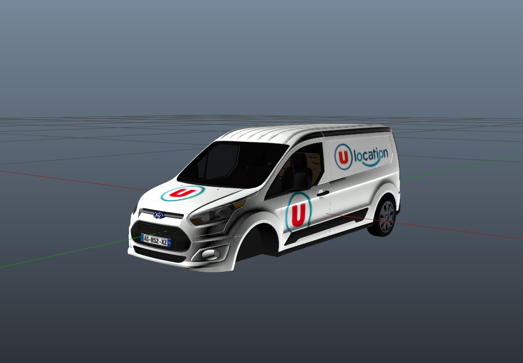 Ford Transit Sérigraphie Location Super U | FIVEM - Urgences Mods