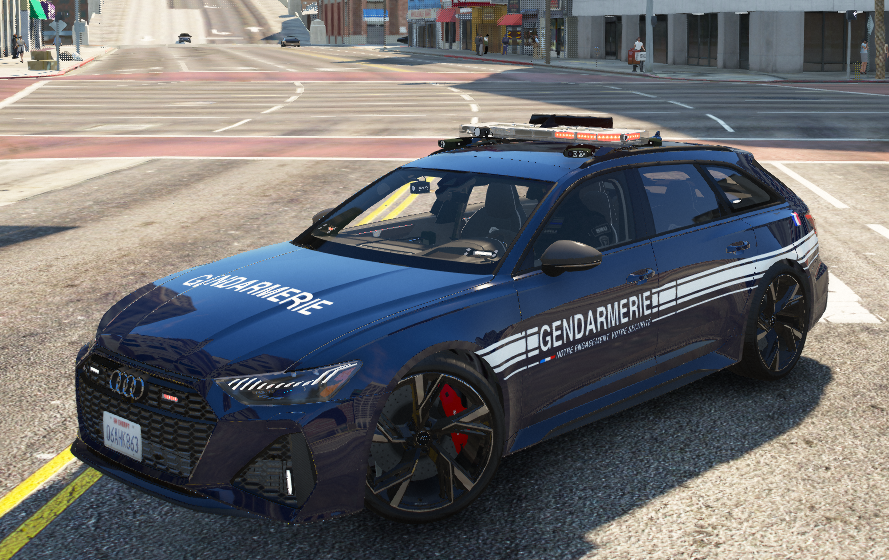 AUDI RS6 – GENDARMERIE [ADD-ON] - Urgences Mods