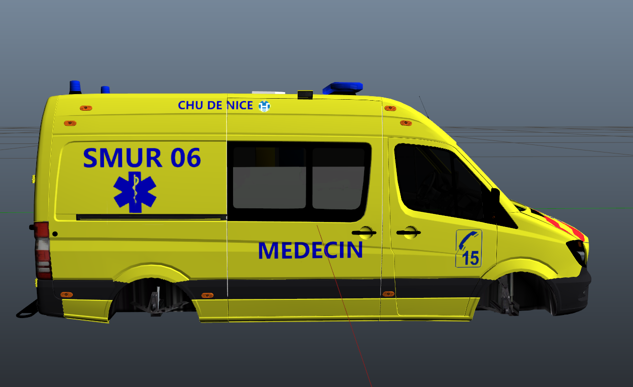 Mercedes Sprinter Samu Smur - Urgences Mods