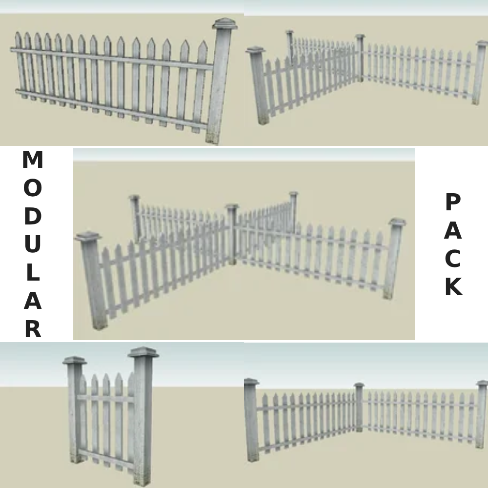 Modular Fence Pack - Urgences Mods
