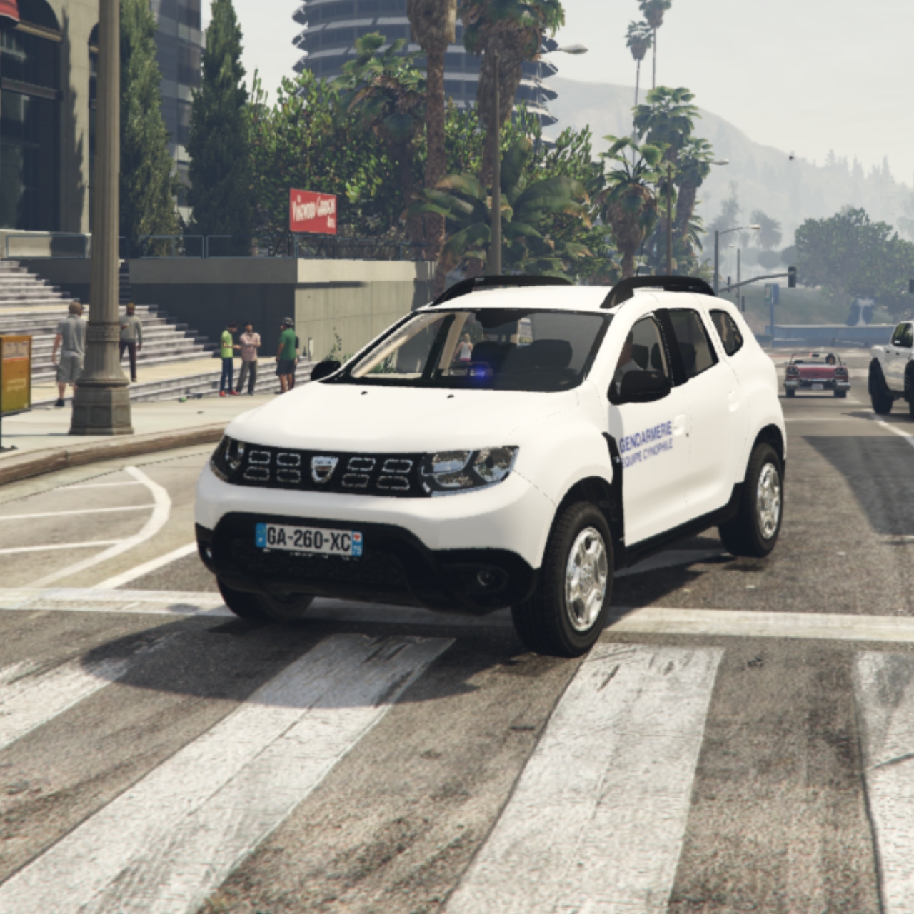 Duster gendarmerie cynophile - Urgences Mods