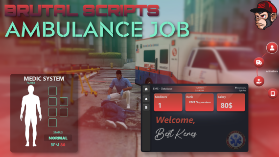 brutal_ambulancejob Version 1.2.2 - Urgences Mods